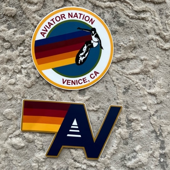 Aviator Nation | Accessories | 2 Aviator Nation Stickers | Poshmark